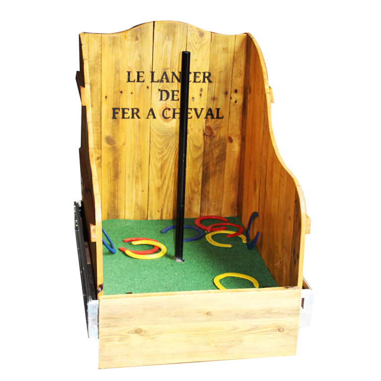 le lancer de fer à cheval - Jeux Fête Foraine - Artemus Evenement